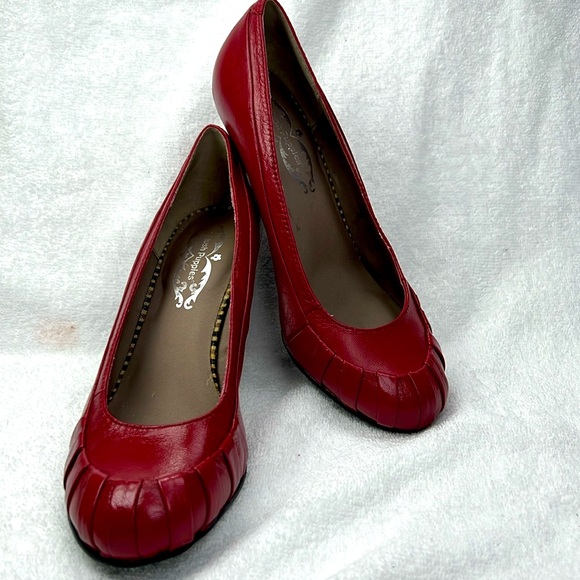 Hush Puppies | Shoes | Hush Puppies Red Leather Upper With Braiding ...